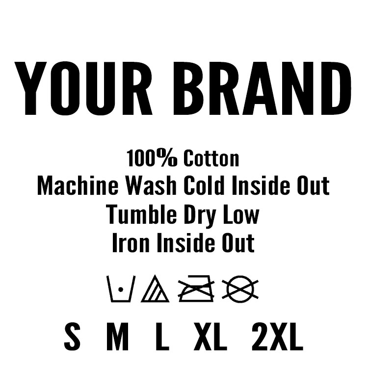 Tag Printing Screen Printing Labels Into Into The Inside Of The Neck